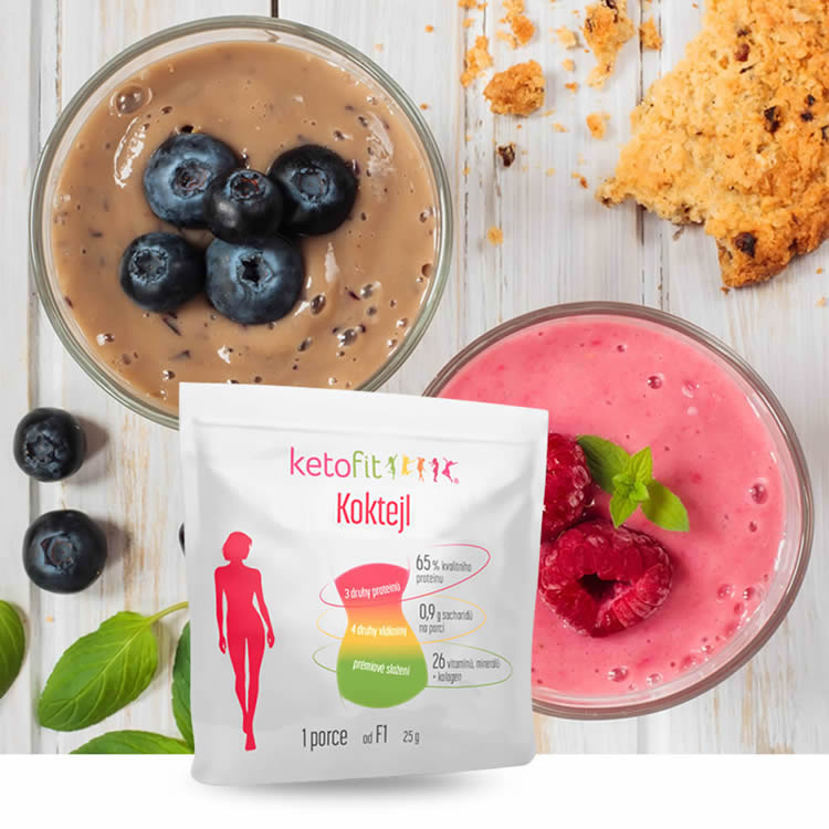 Proteinový koktejl Ketofit na cesty 50 sáčků - nejoblíbenější | Ketofit ...